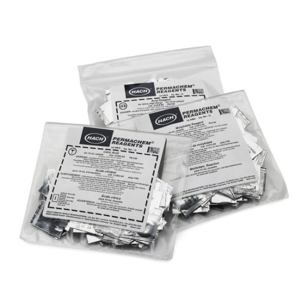 Set de reactivos para la determinación de aluminio, sobres de reactivo ...